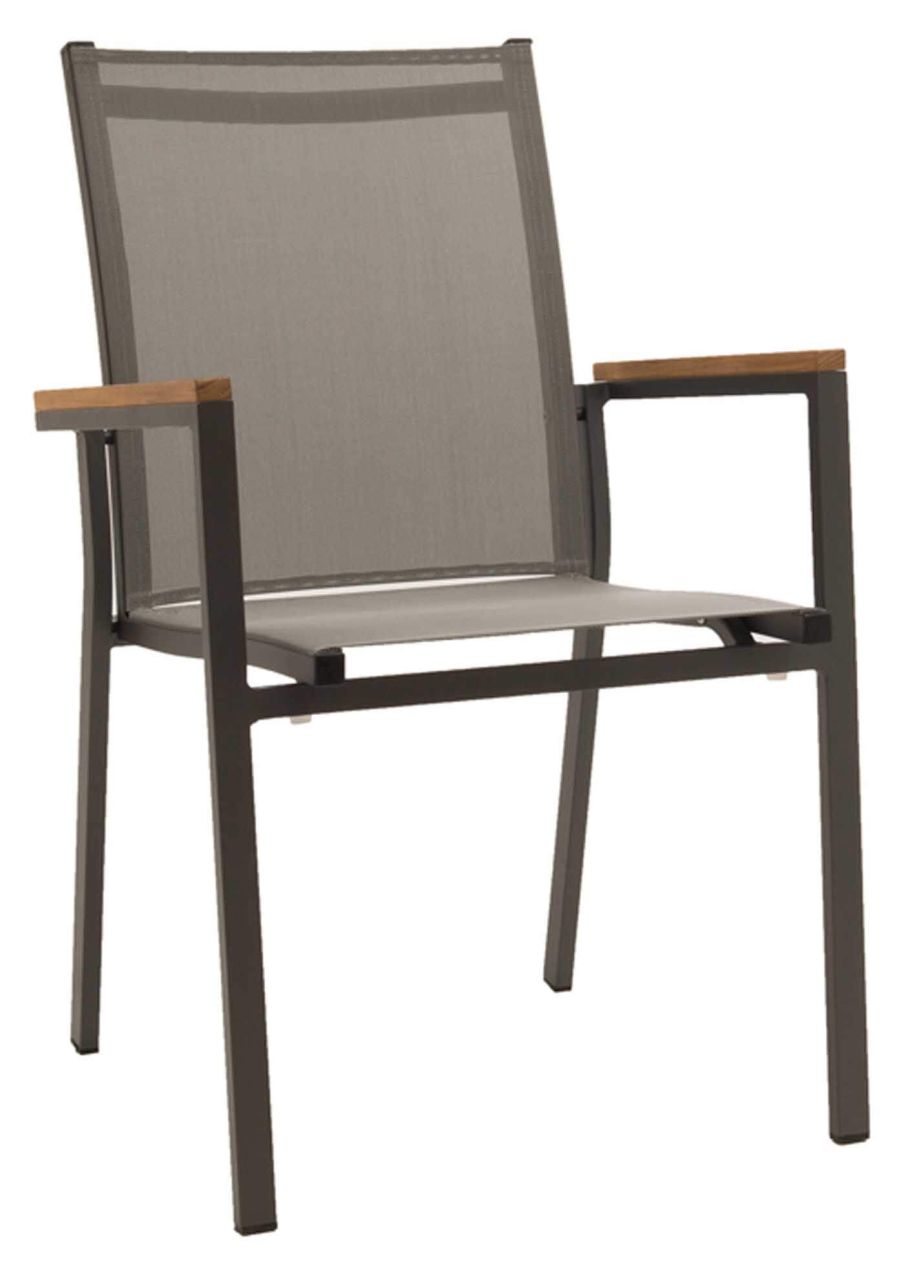 Dransy Stapelsessel eisengrau/silbergrau | eisengrau/silbergrau | 01-001126